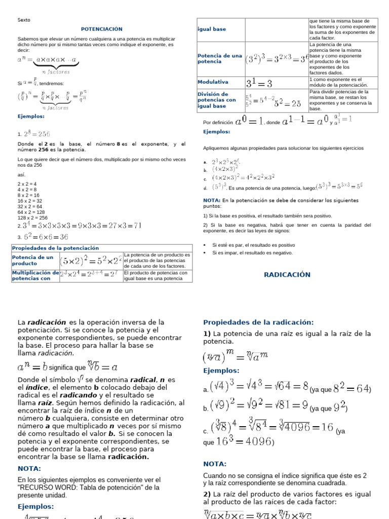 Matematicas 6 | PDF