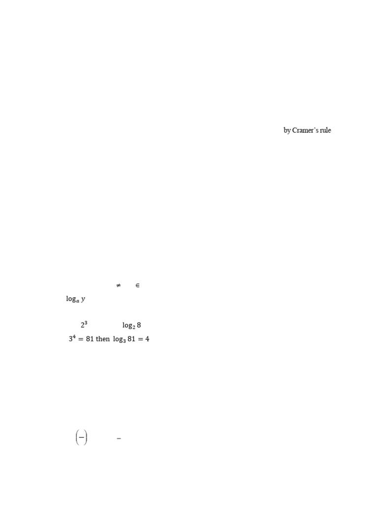 Unit 1 Algebra | PDF