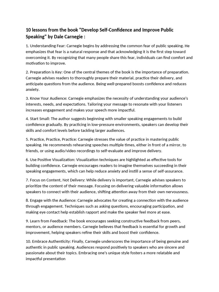 10 lessons from the book | PDF