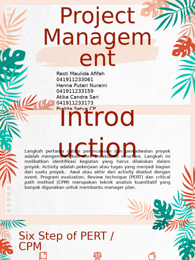 Project Management - Kelompok 5 | PDF