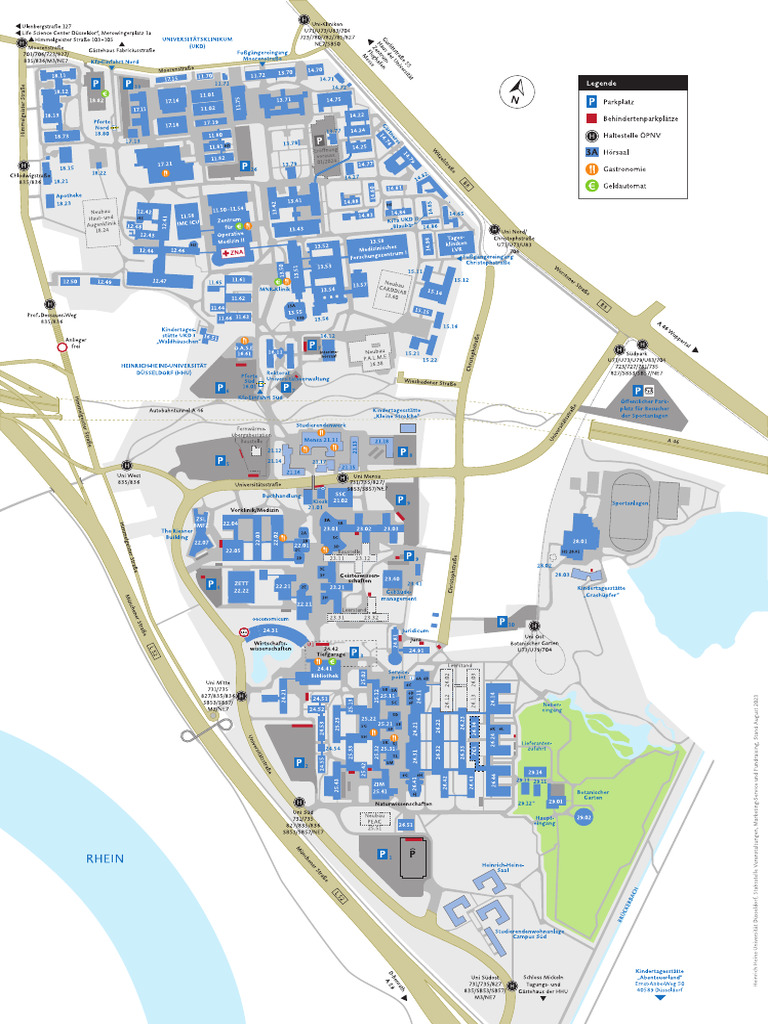 HHU Campusplan Aug2023 | PDF