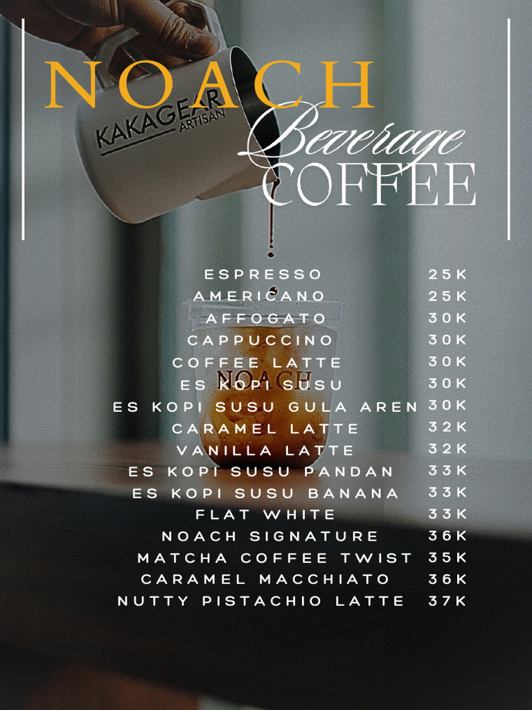 Menu Noach - Update | PDF