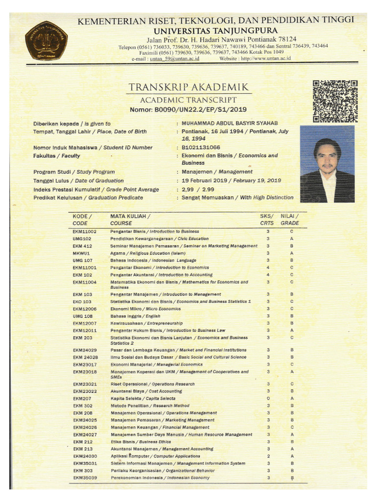 Transkip 1 | PDF
