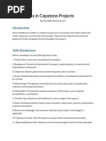 Terms of Reference Template | PDF | Feasibility Study | Evaluation