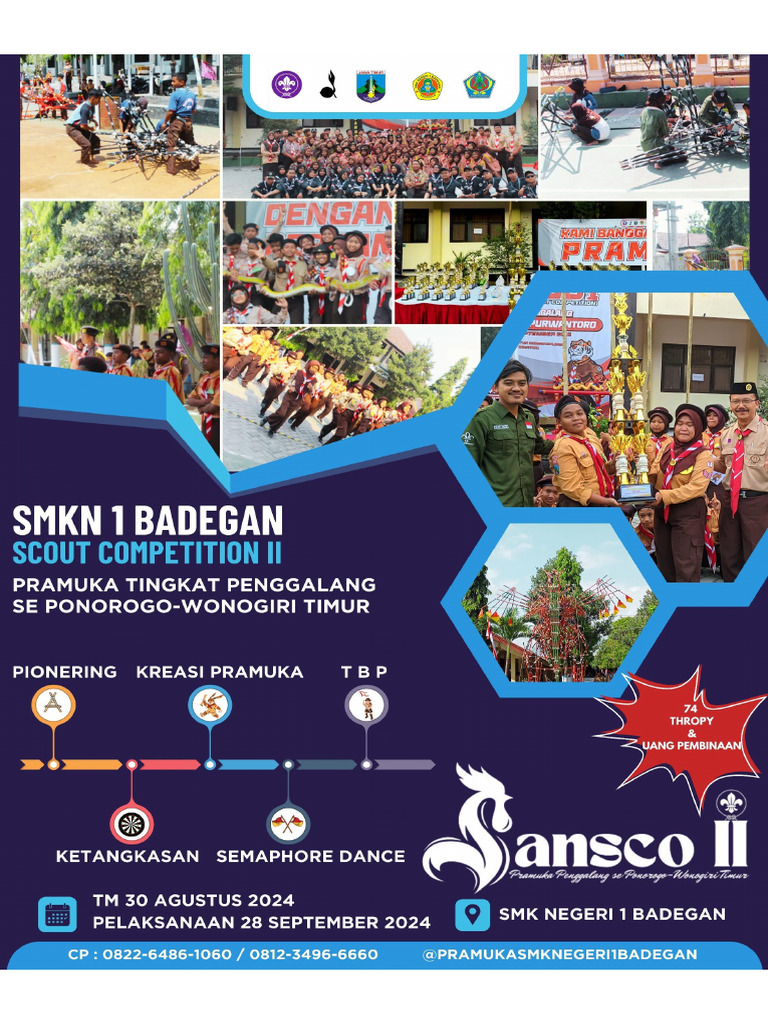 Edaran & Juklak Juknis Sansco Ii 2024 (SMKN 1 Badegan) | PDF