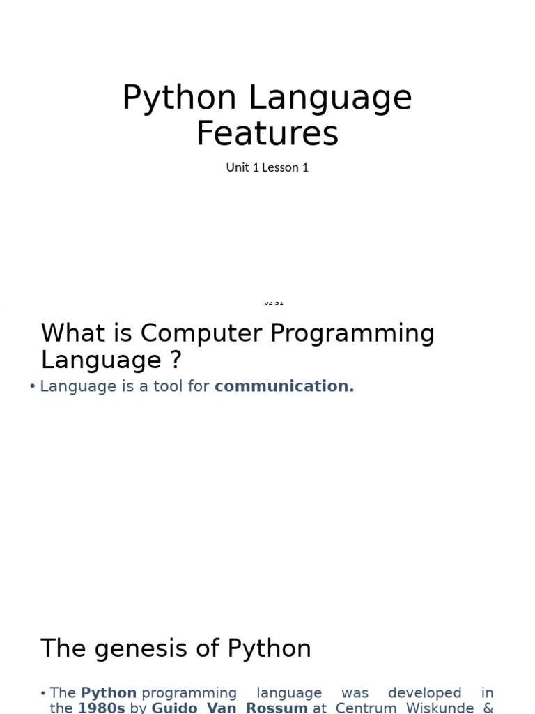 U1L1 Python | PDF