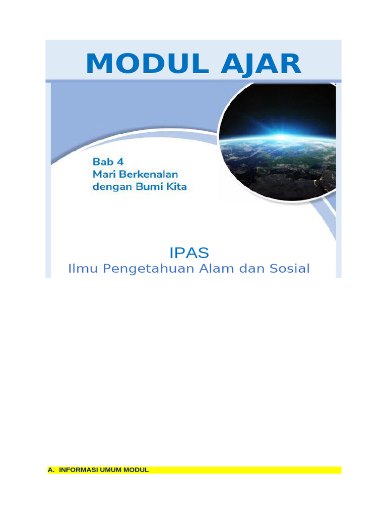 BAB 4 - MA IPAS Kls 5 | PDF