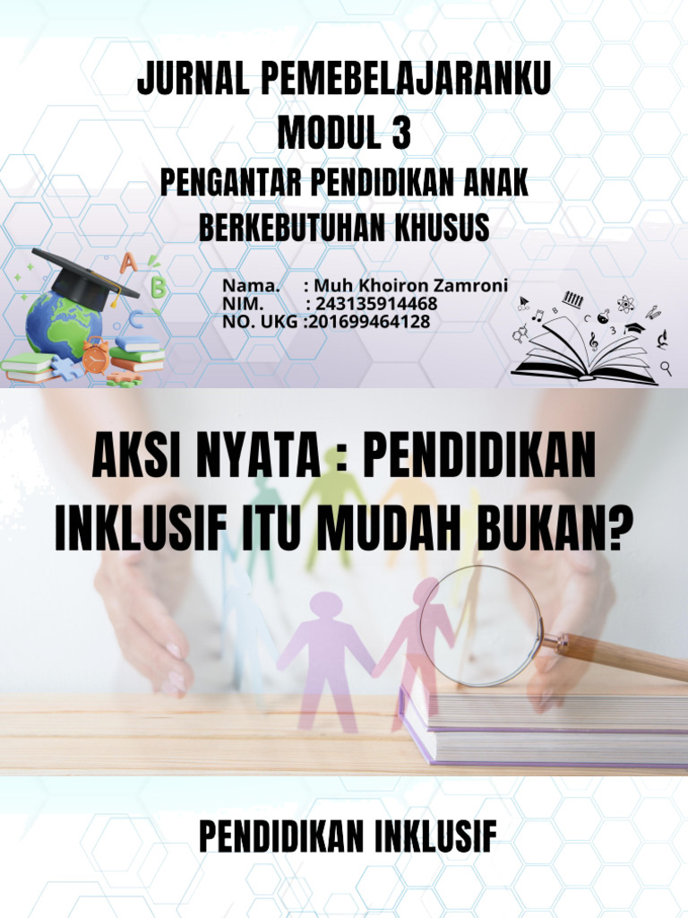 Jurnal Pembelajaran Pengantar Pendidikan Inklusif Khoiron | PDF