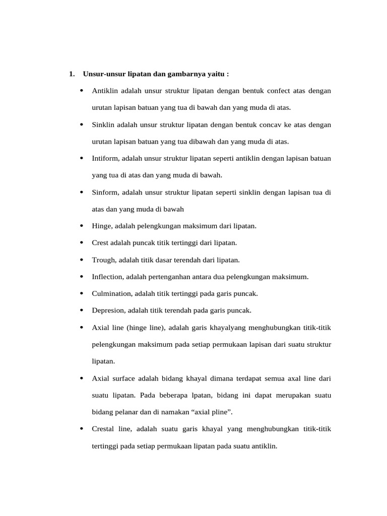 Unsur-Unsur Lipatan | PDF