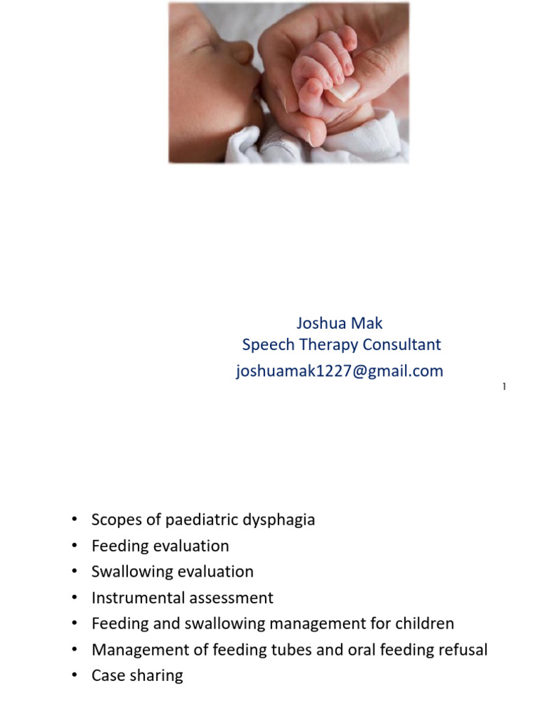 HKU Paed Dysphagia Children 20231027 Notes | PDF