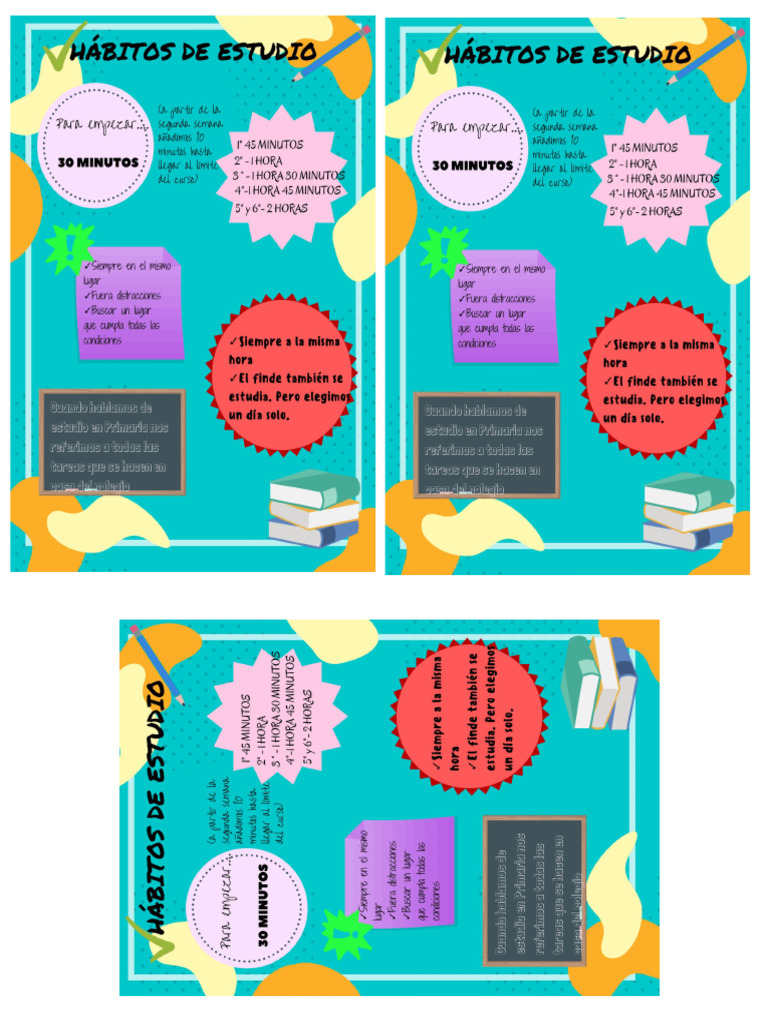 Habitos de Estudio | PDF