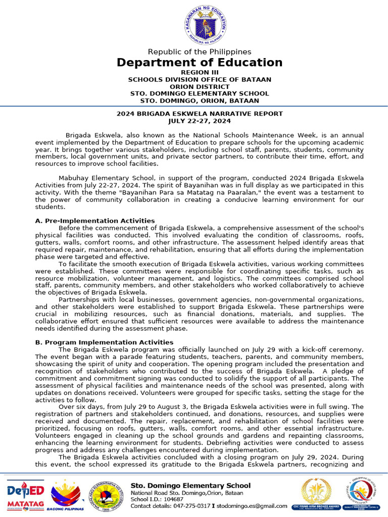 Brigada Narrative Dayana | PDF