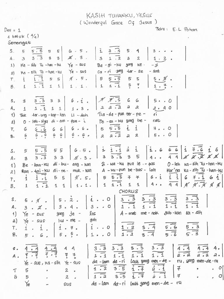 Partitur Gereja | PDF