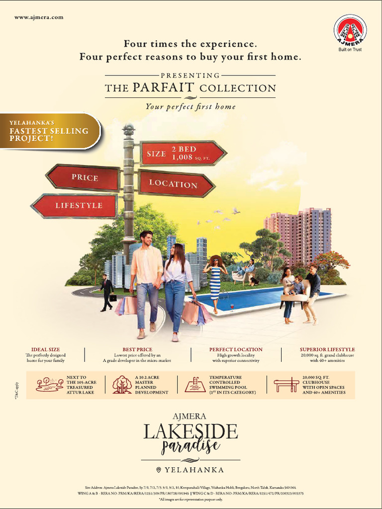 Ajmera Lakeside Paradise Brochure | PDF