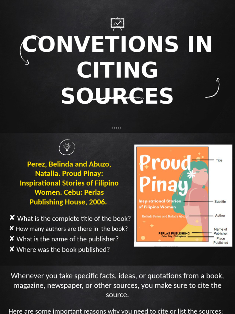 Lesson 5 Conventions in Citing Sources | PDF