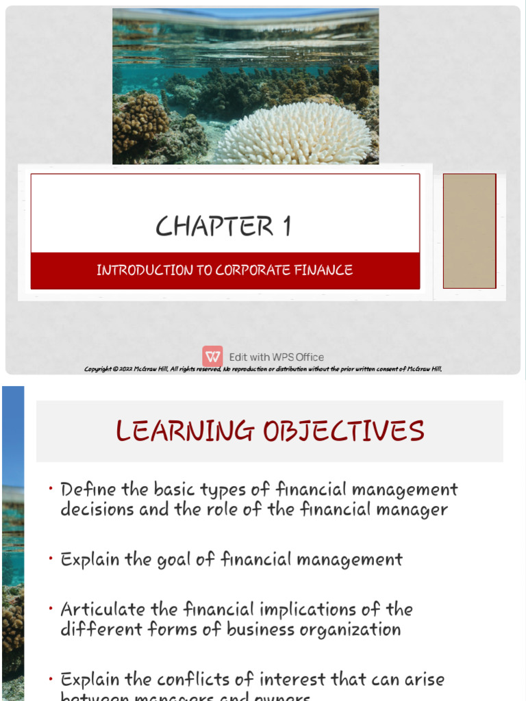 Fundamentals of Corporate Finance | PDF | Sole Proprietorship | Equity (Finance)
