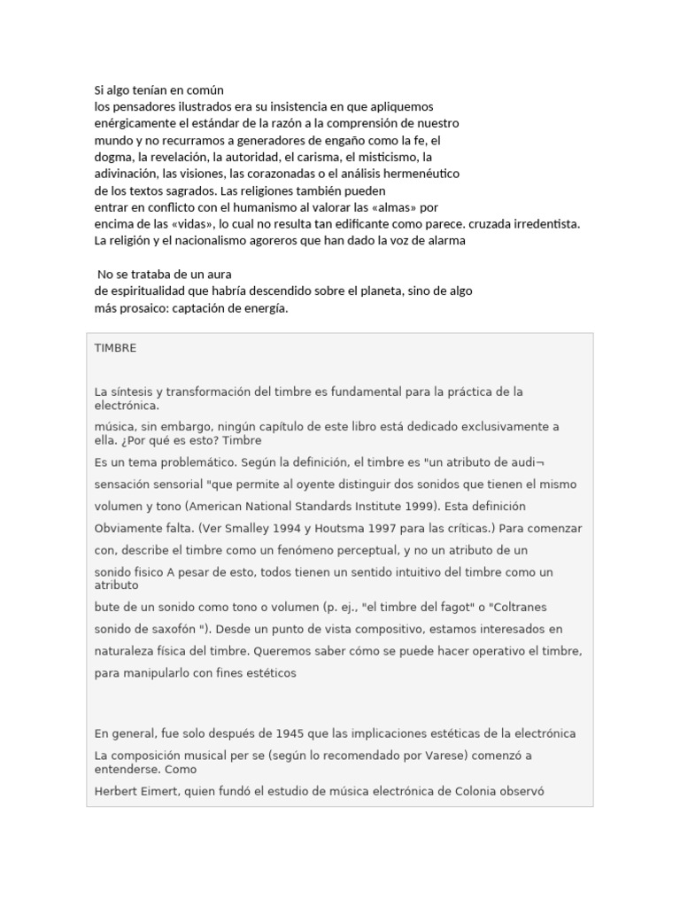 Si Algo Tenían en Común | PDF
