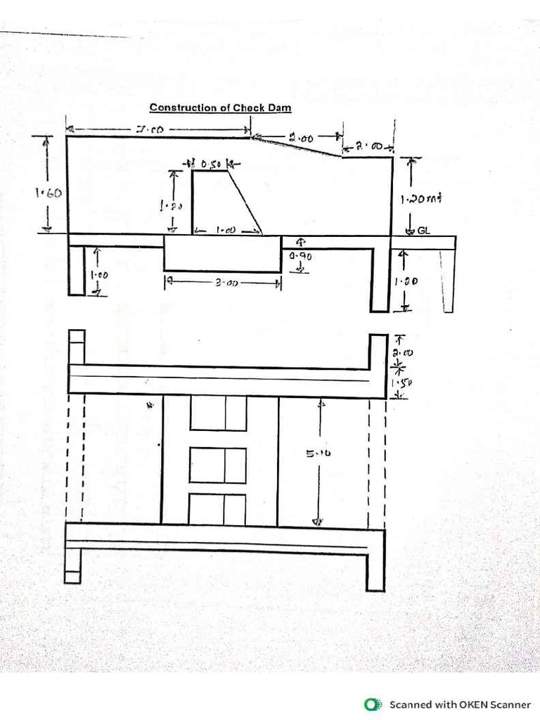 CHECK DAM DRAWING - 11zon | PDF