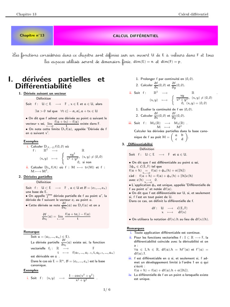 CH - 12 - Cal Diff Resume | PDF