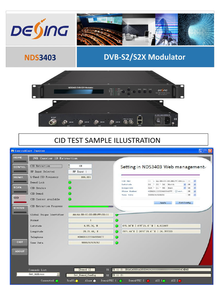 DVB-S2-S2X Modulator | PDF