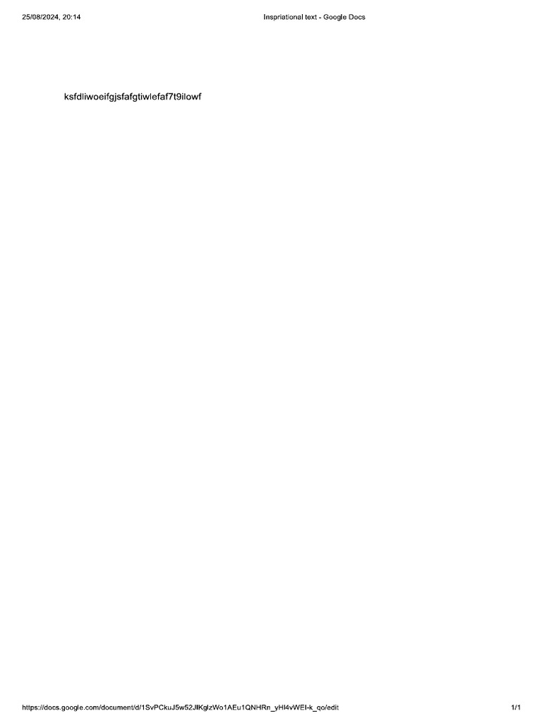 Inspirational Document | PDF