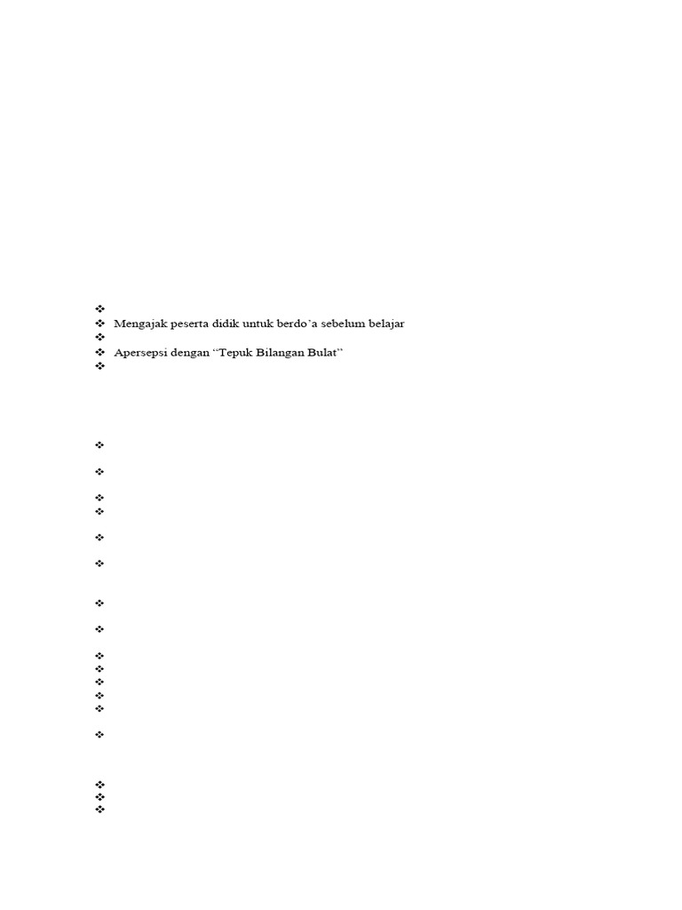 Format: Rencana Pelaksanaan Pembelajaran (RPP) | PDF