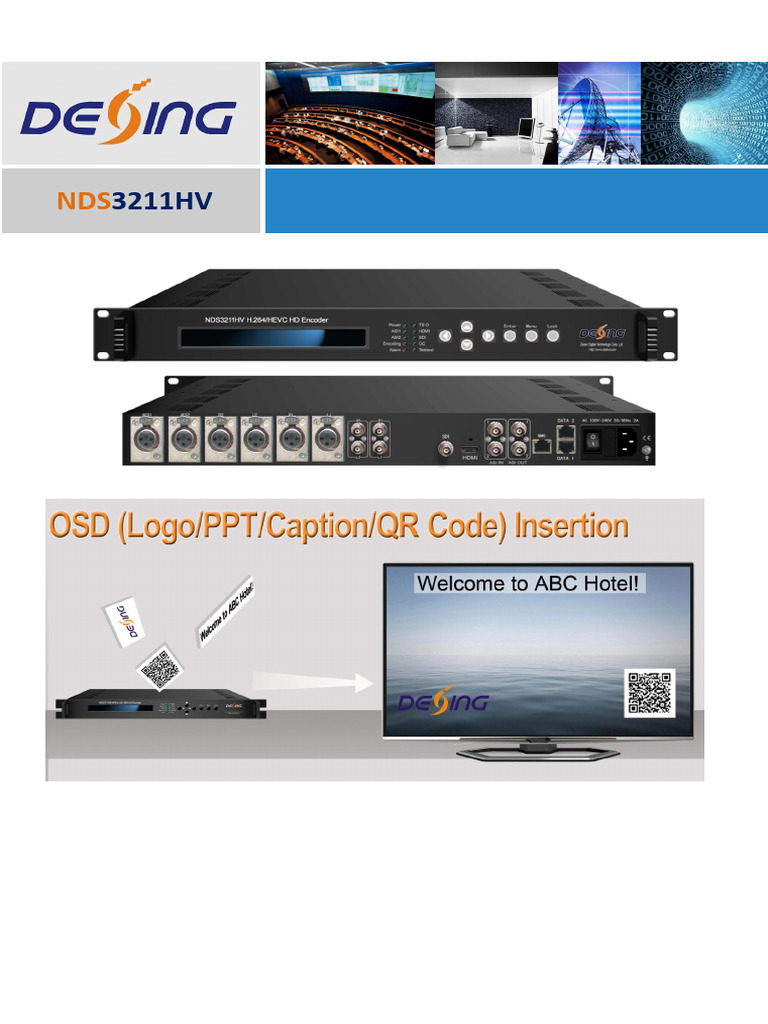 H.264-HEVC HD Encoder | PDF