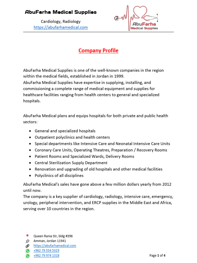 AbuFarha Company Profile - Compressed | PDF