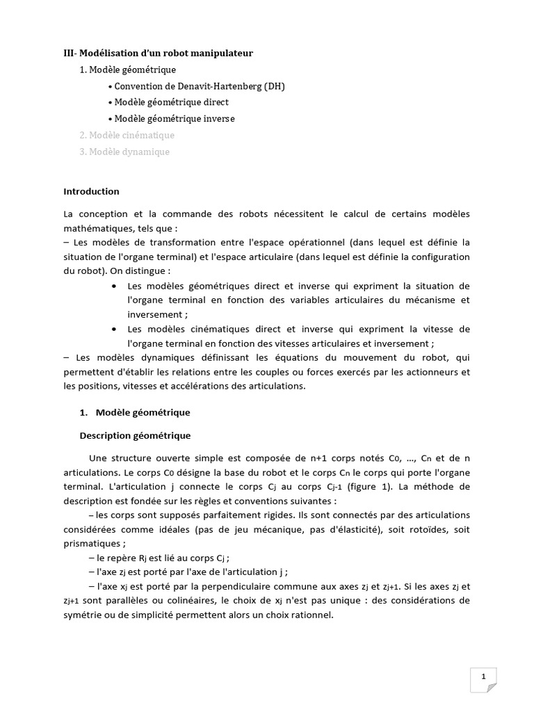 1-1 Modelisation Géométrique 1 | PDF