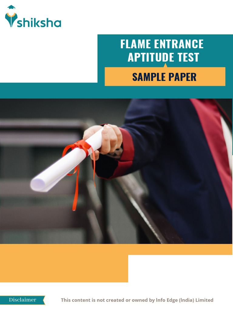 Flame Sample Paper | PDF