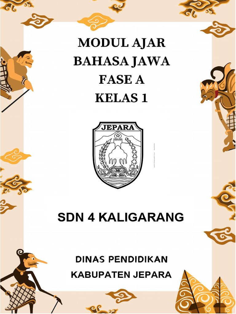 Modul Ajar B.jawa Kelas 1 | PDF