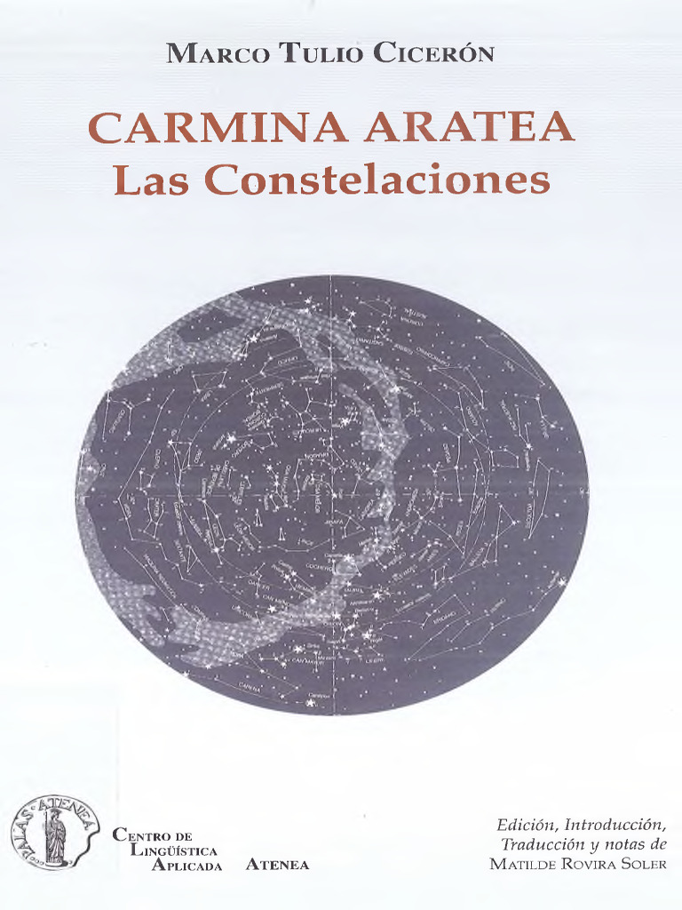 Cicerón - Carmina Aratea (Las Constelaciones) Ed. Trilingüe de Matilde Rovira | PDF