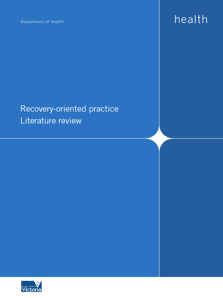Recovery Oriented Practice Literature Review - Web PDF | PDF