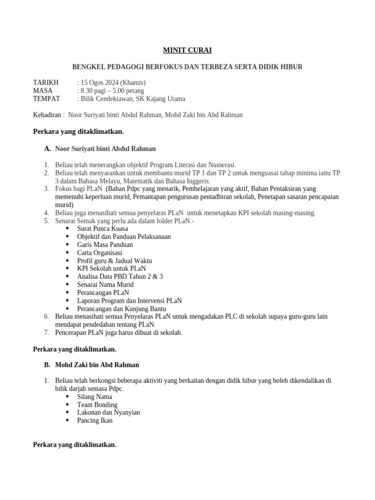 Minit Curai Plan | PDF