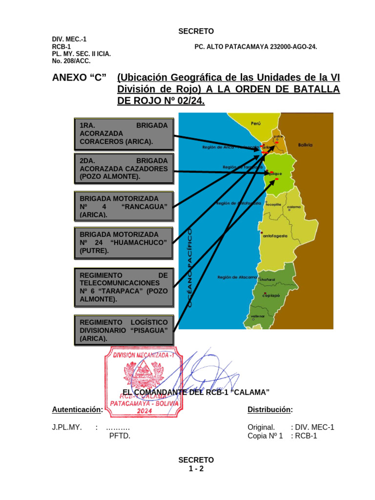 Anexo C Ubicacion Geografica de Rojo | PDF