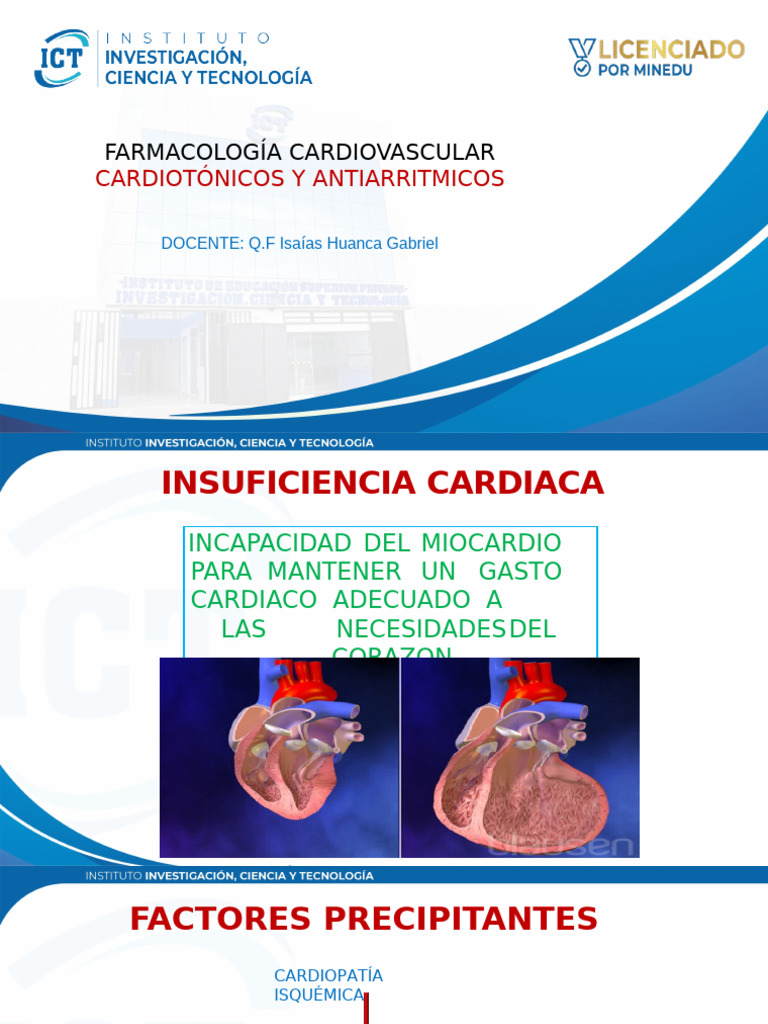 Clase 7 Cardiotonicos, Antiarritmicos | PDF