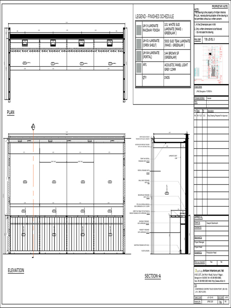 JC-070 Conference Center Touch Down Point (J-016) - 3rd Floor | PDF