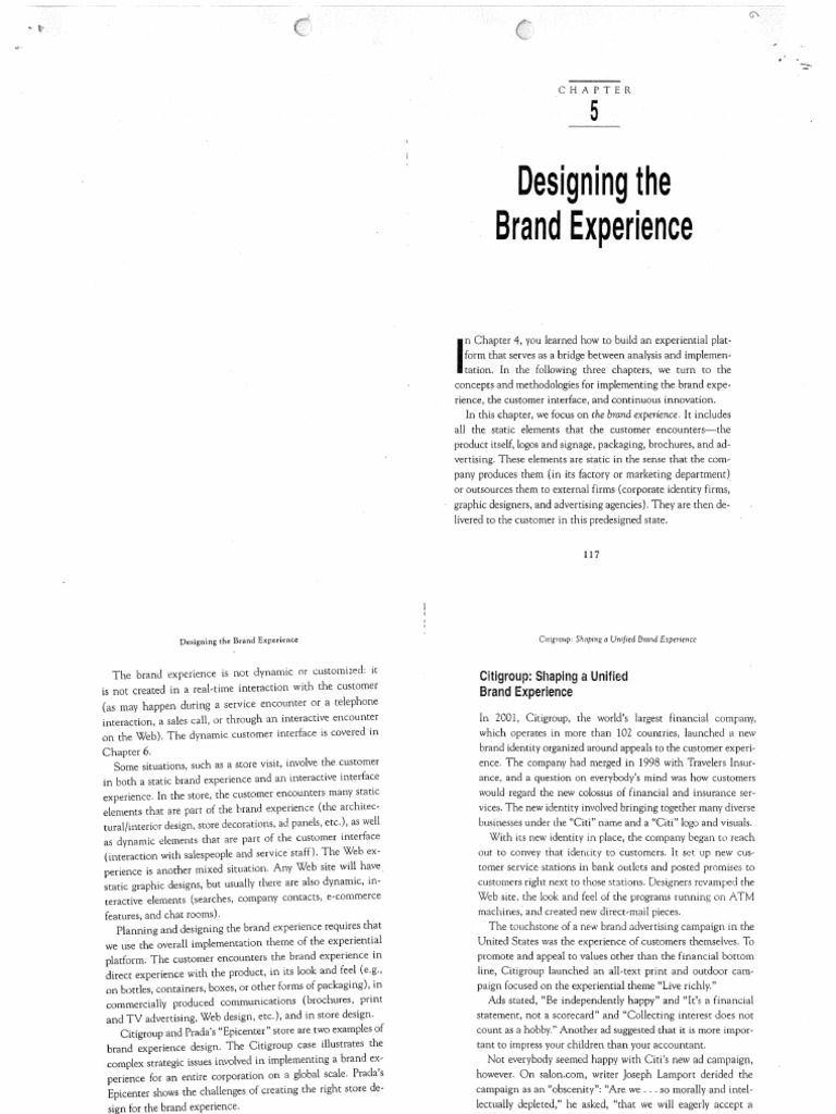 8 - Designing The Brand Experience | PDF