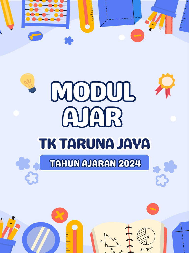 Modul Ajar TK Taruna Jaya | PDF