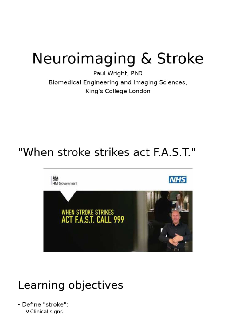 Stroke Biomarkers P Wright | PDF