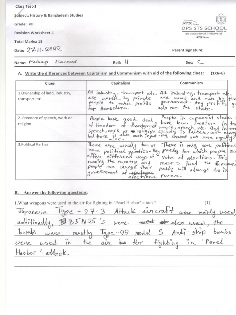 Revision Paper | PDF