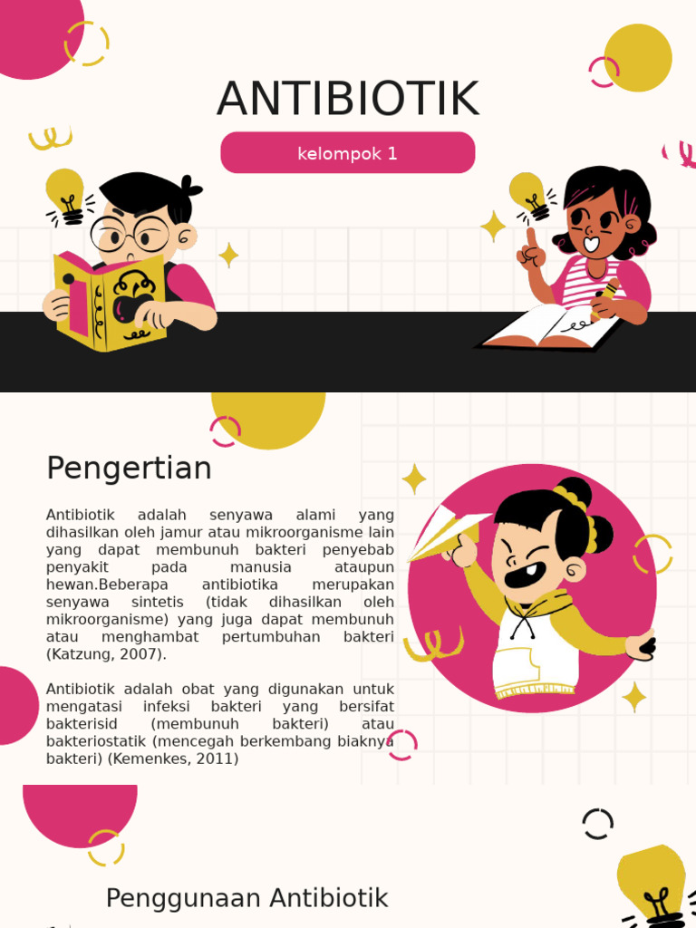 Antibiotik Kelompok 1 | PDF