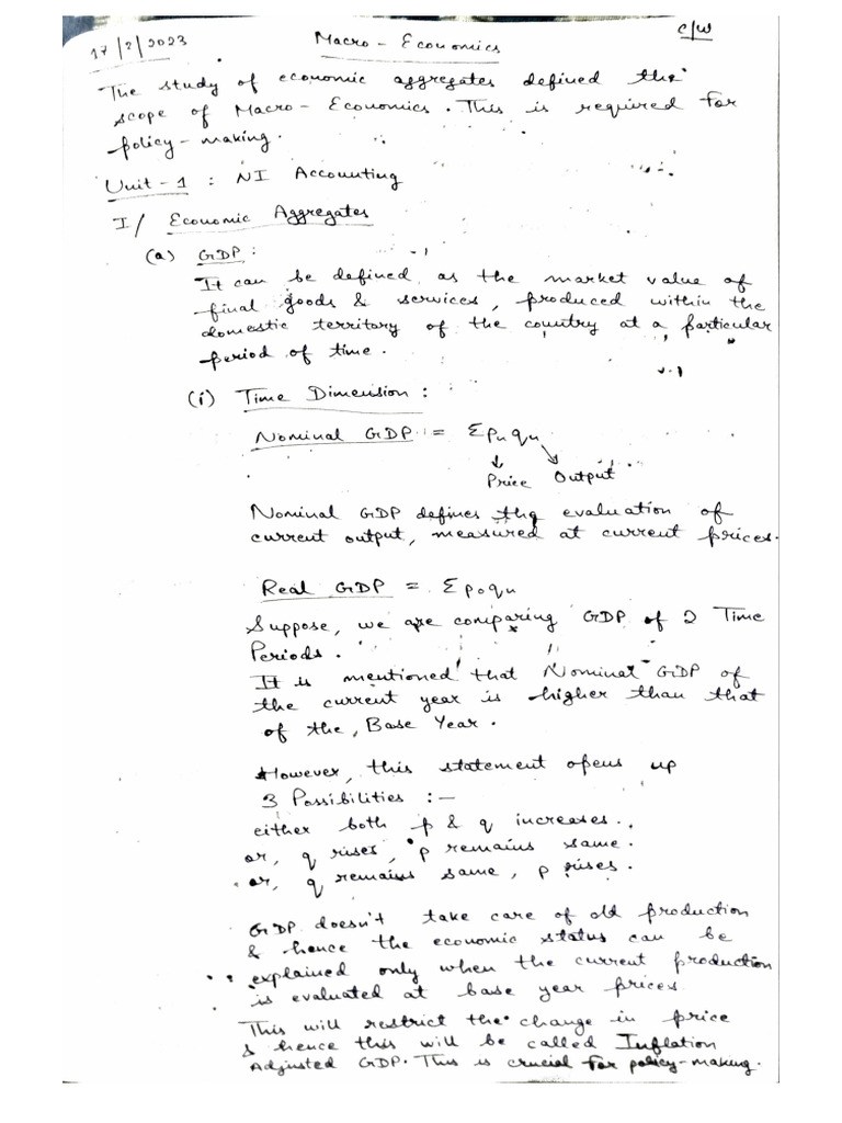 Economics (Before CIA) | PDF