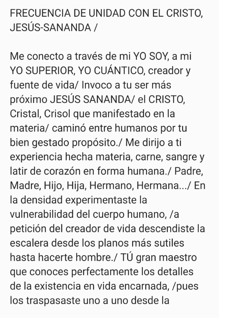 Jesús Sananda | PDF