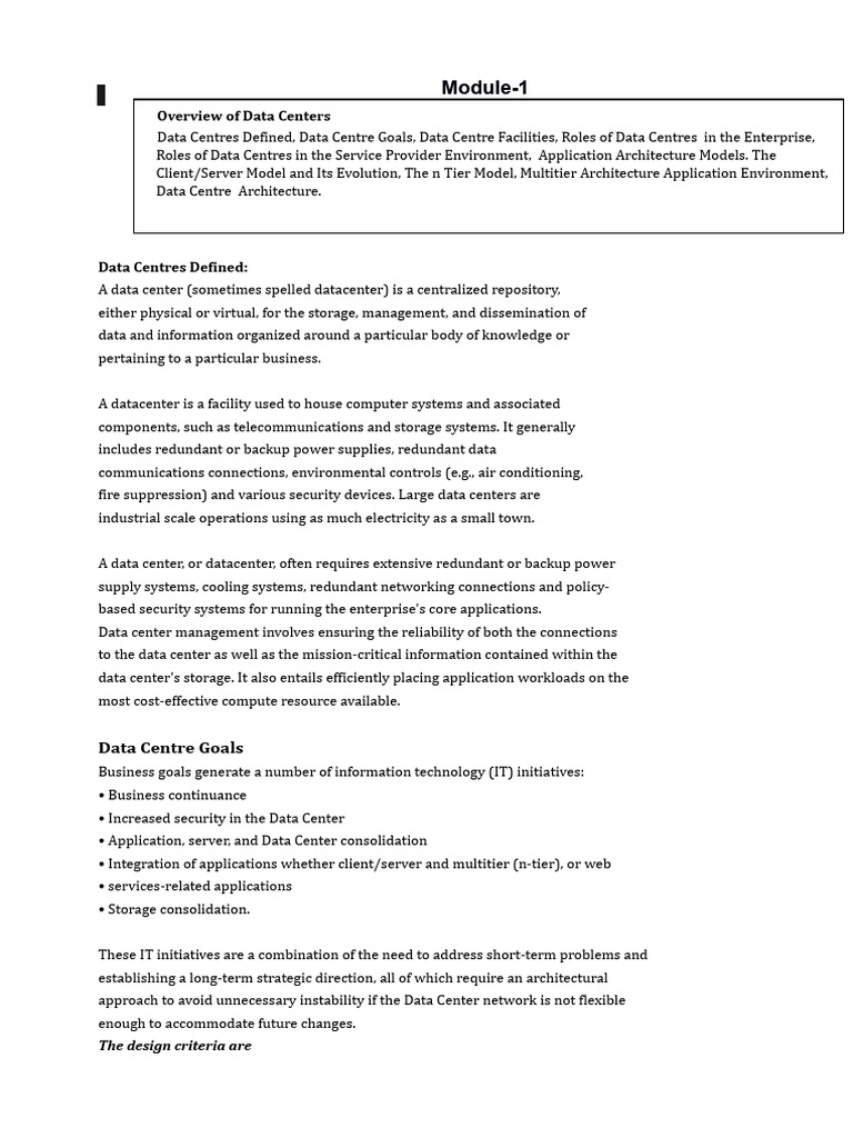 Model1 MDC | PDF | Computer Network | Data Center