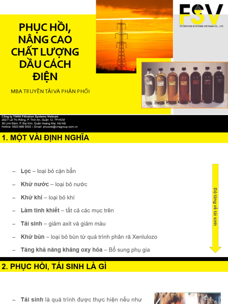 FSV - Lọc dầu cách điện | PDF