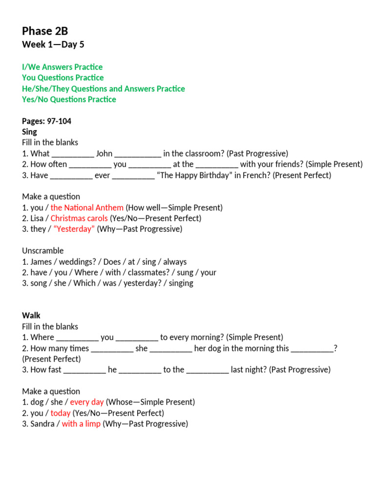 Phase 2B Reviews | PDF