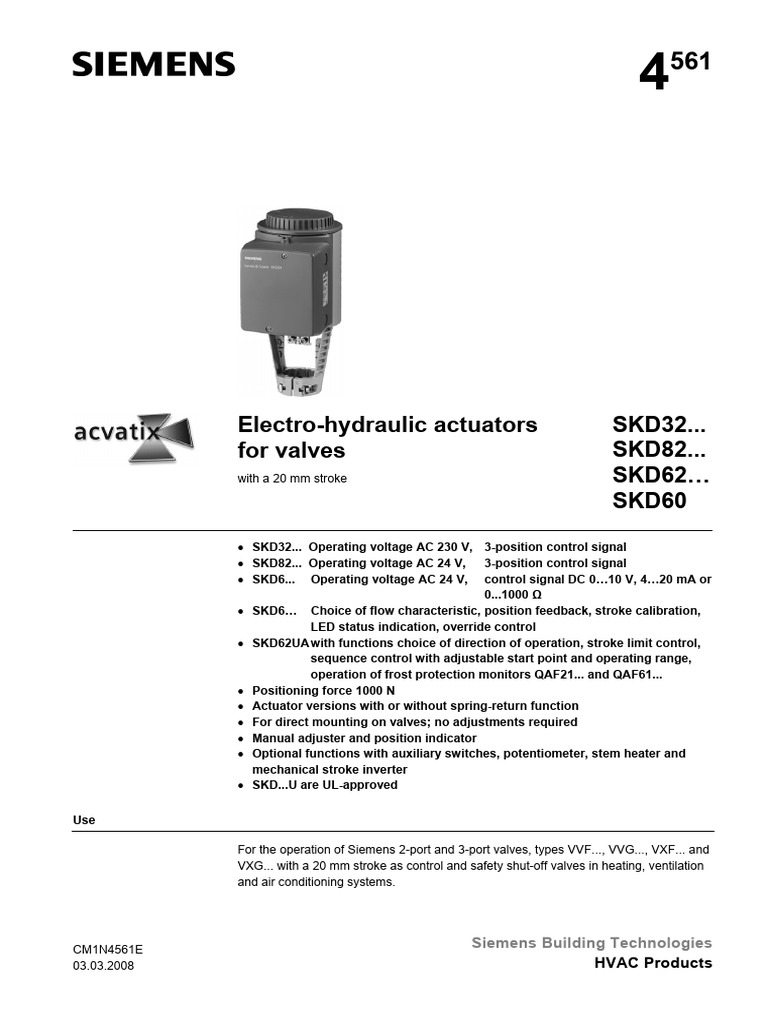 Siemens SKD32 SKD82 SKD62 SKD60 | PDF