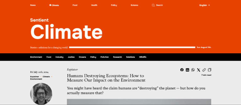 006 - Humans Destroying Ecosystems - How To Measure Our Impact On The ...