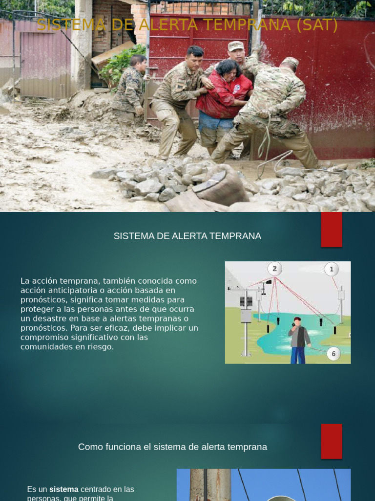 Sistema de Alerta Temprana | PDF